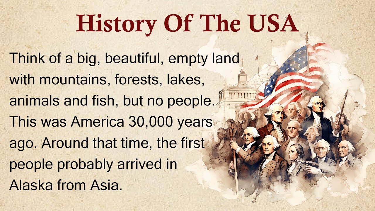 Learn English through stories | Improve English | History of the USA ...