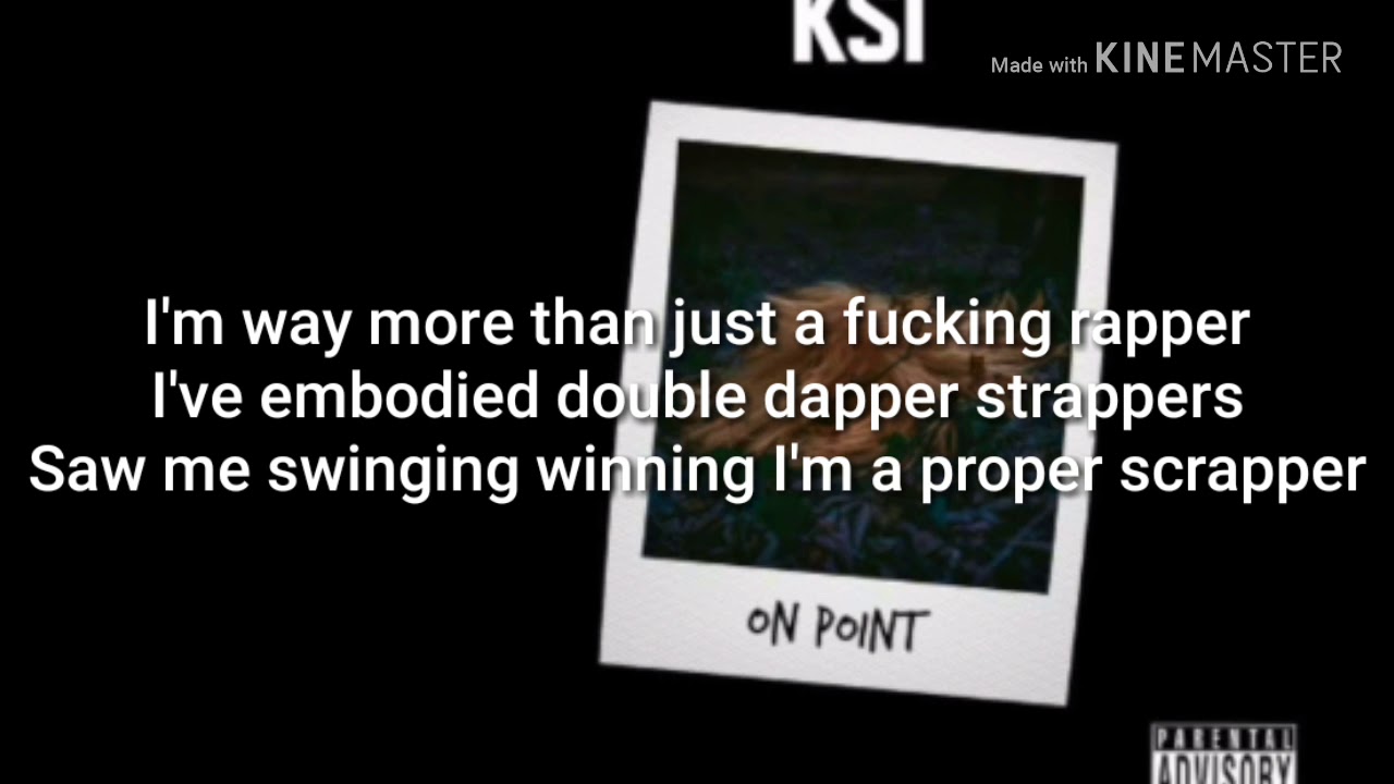 KSI - ON POINT (LOGAN PAUL DISSTRACK)(OFFICIAL LYRICS VIDEO) - YouTube