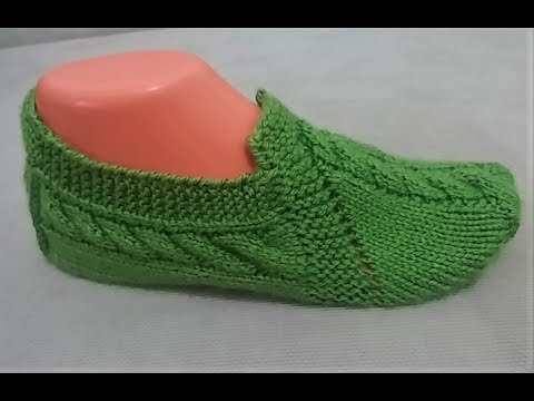 iki şişle patik yapılışı