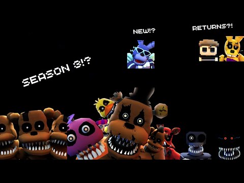 PLAYING THE NEW FNAFTD VIDEO SHOWING OFF NIGHTMARE, ENDO 04, AND RAVE ...
