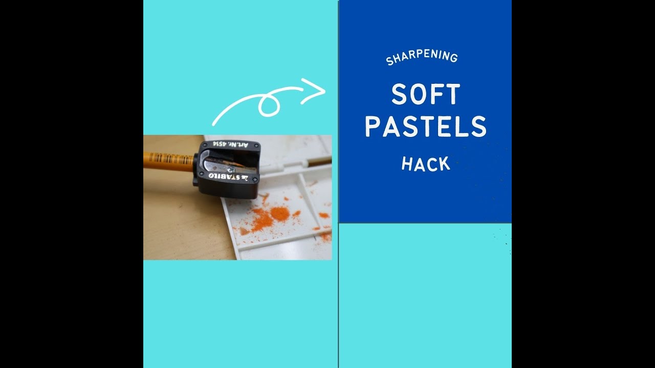 Sharpening Soft Pastels Hack - YouTube