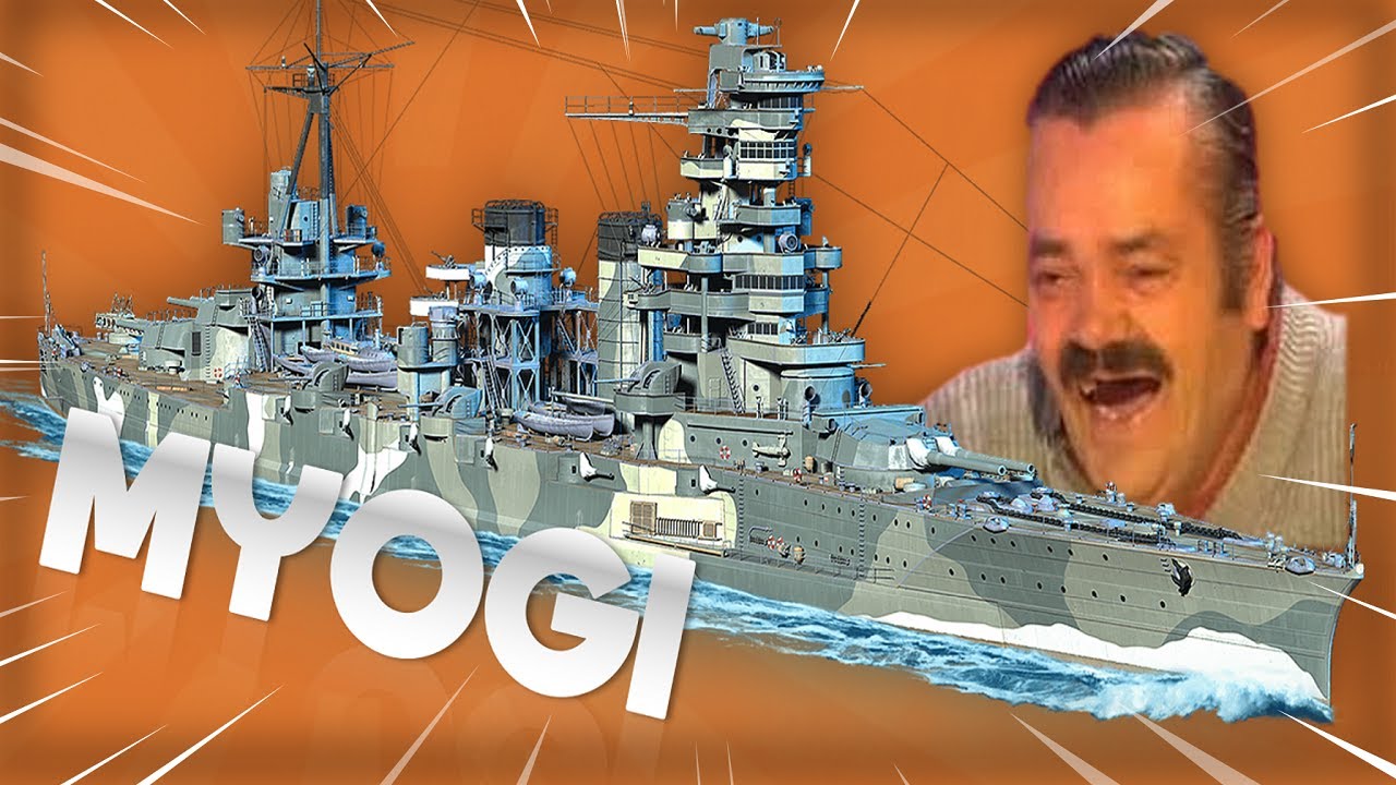 Myogi is a ship that exists in World of Warships Legends - YouTube