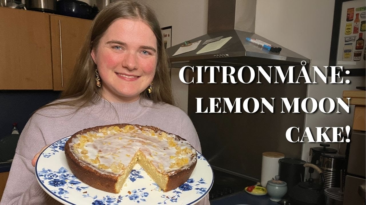 How to Make Citronmåne: Lemon "Moon" Cake! - YouTube