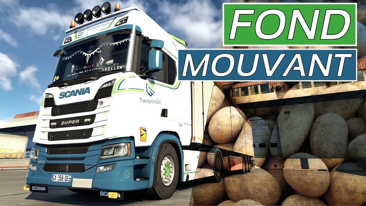 [ ETS 2 1.54 ] 🔹FOND MOUVANT🔹 - YouTube