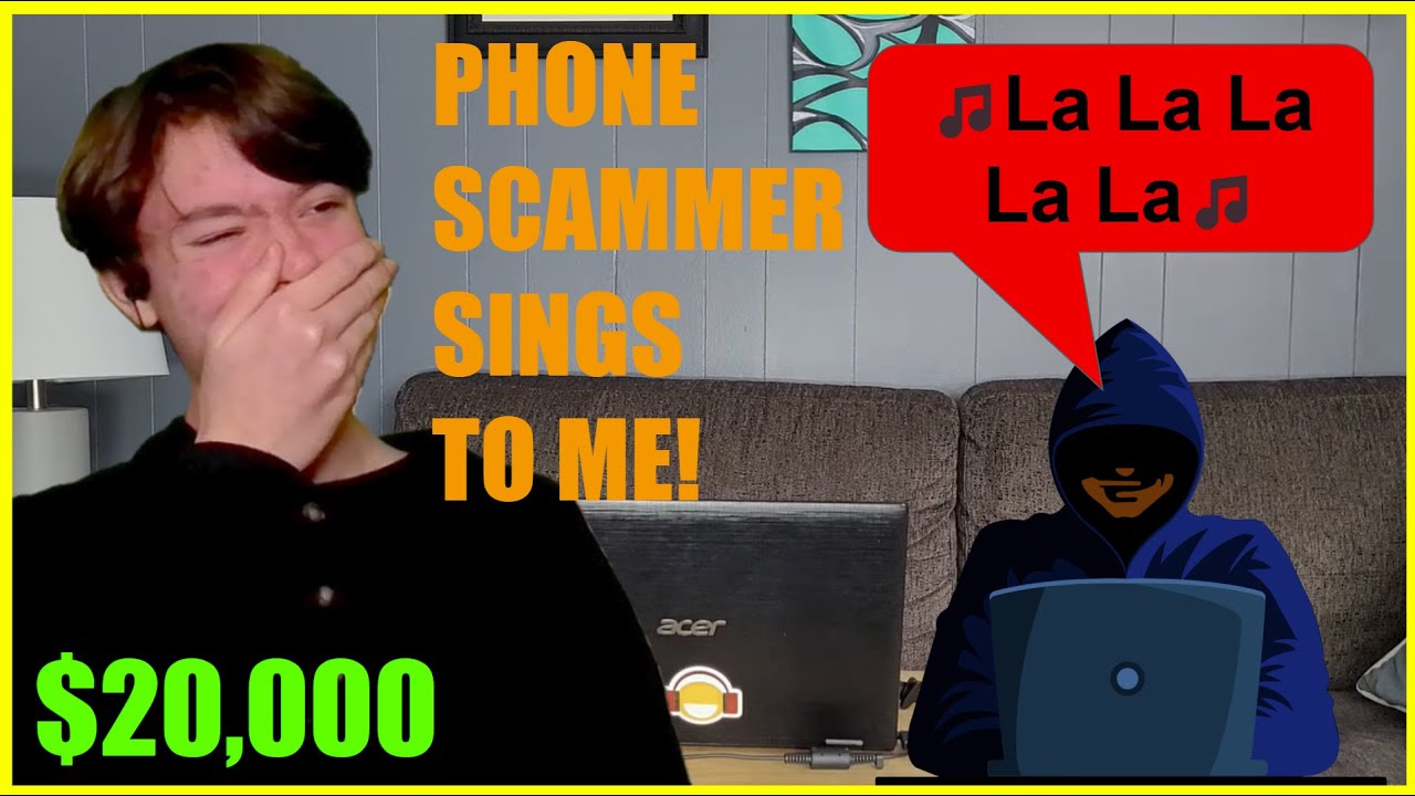 SCAMMER SINGS TO ME AND RAGES AS HE TRIES TO STEAL $20K FROM ME! - YouTube
