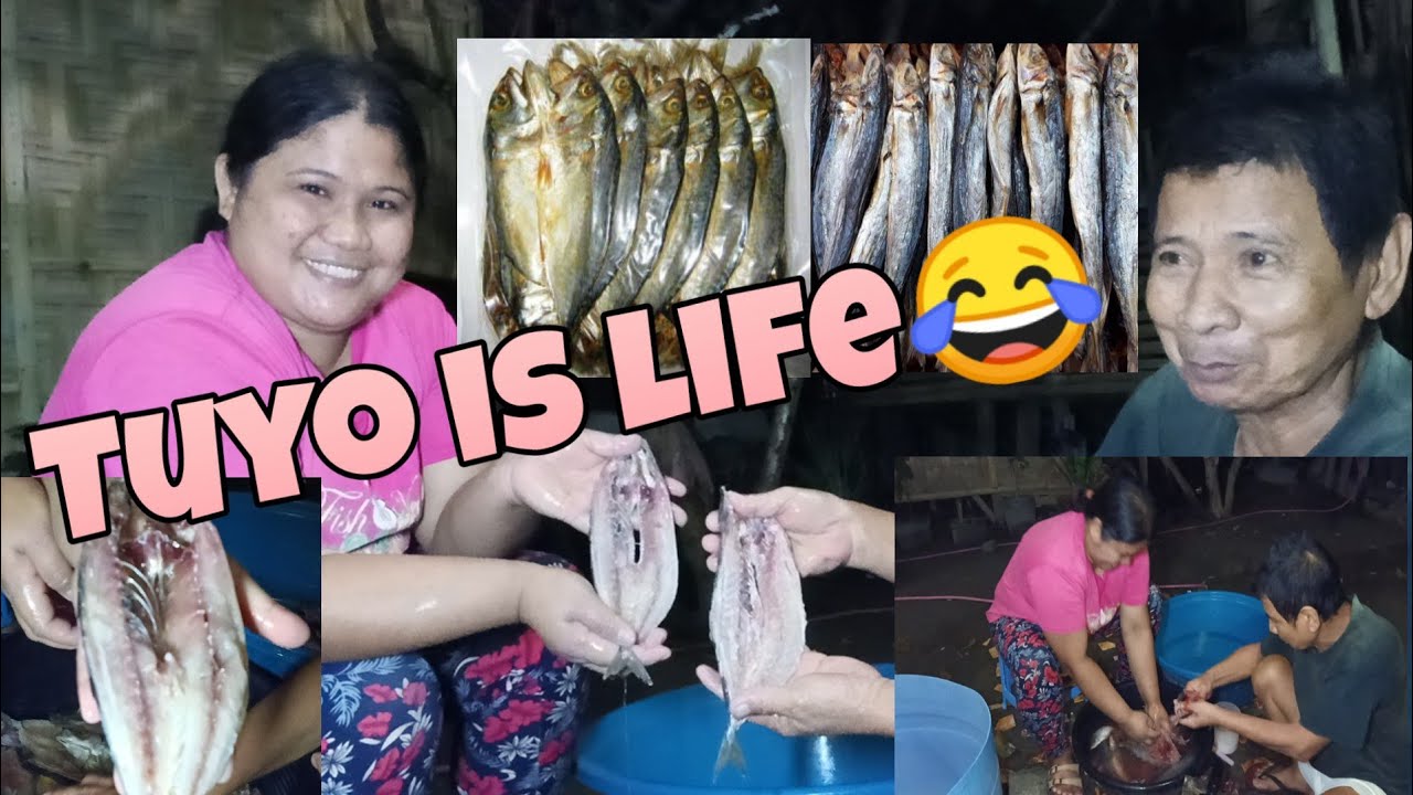 HOw TO MAKE TUYO/DRIEDFISH IN A SIMPLE WAY/THE BISDAK SISTERS - YouTube