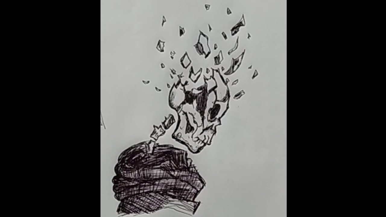 Broken Mind Drawing | Deep Emotional Pen Art - YouTube