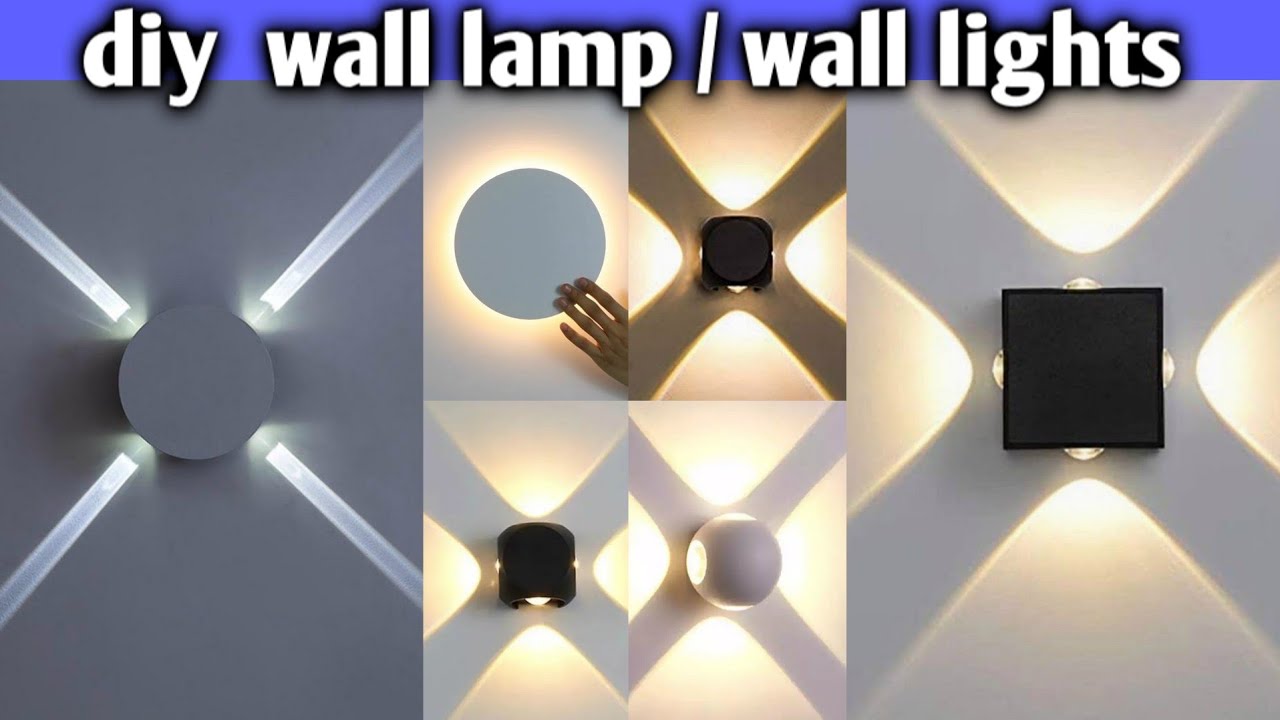 how to make - wall lights | led | led lights | led strip lights | diy ...