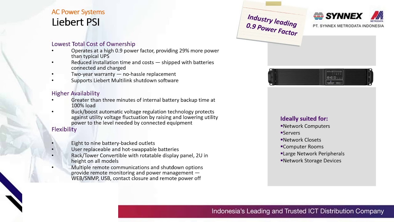 Liebert PSI Overview - YouTube