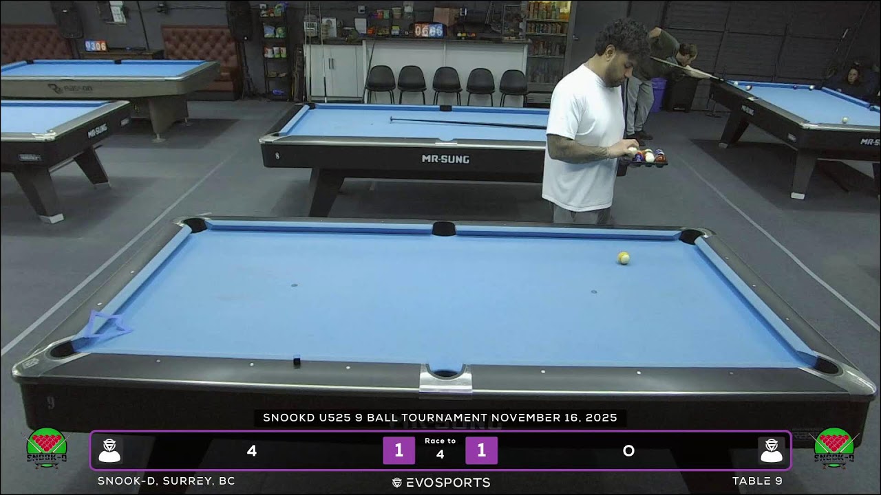 4 vs O - SNOOK-D - TABLE 9 | EvoSports - YouTube