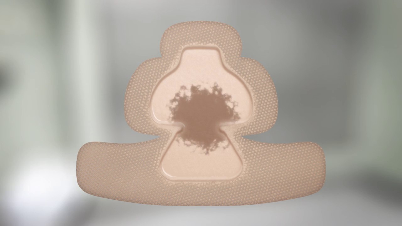 Molnlycke Mepilex Border Heel Foam Dressing With Safetac - YouTube
