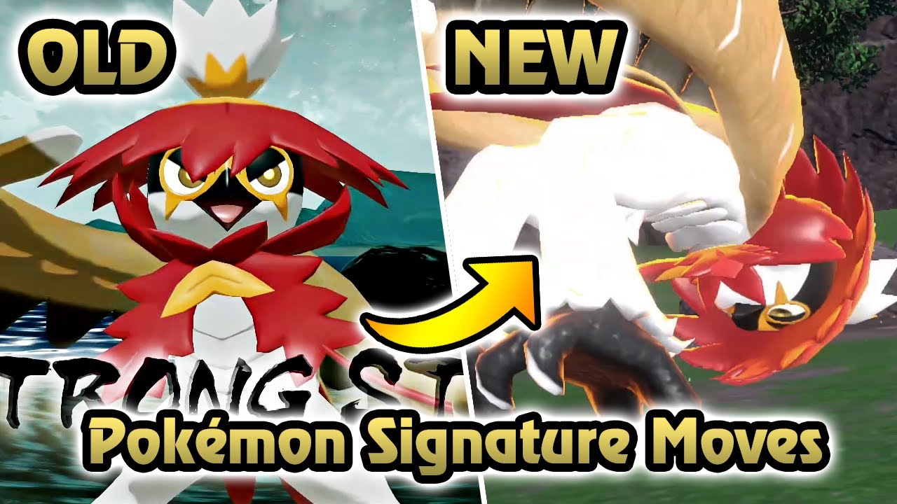Pokémon Scarlet & Violet : All Hisuian Forms Signature References - YouTube