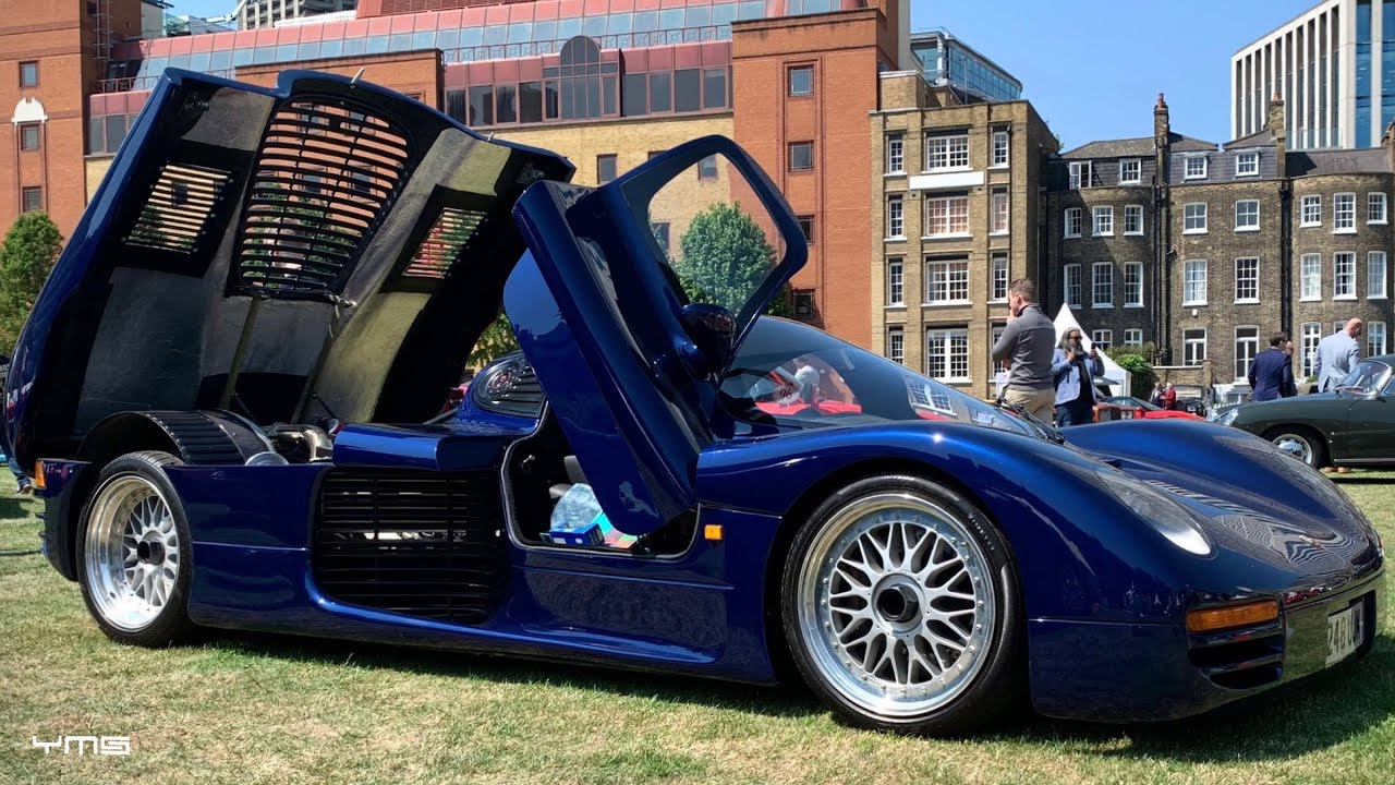 230mph Street Legal Le Mans Porsche 962 CR at Supercar Garden Party of ...