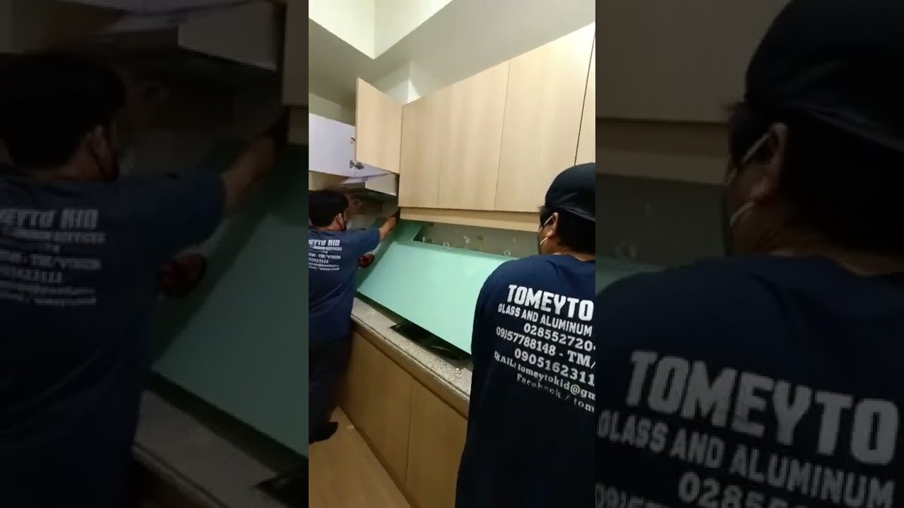 GRAPHICOTE KITCHEN BACKSPLASH X TOMEYTOKID | TEMPERED GLASS - YouTube