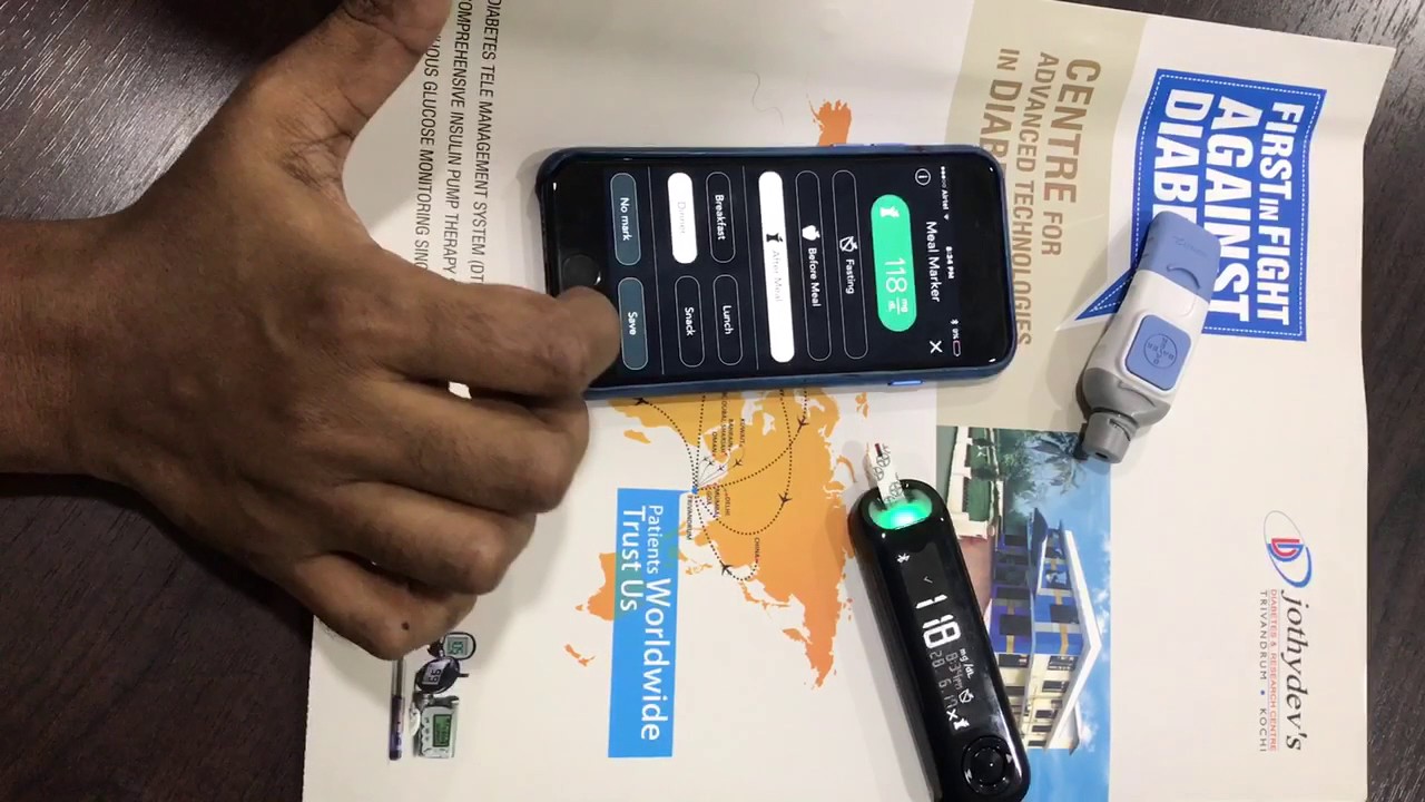 The new Glucometer which connects to your mobile phone! by Jothydev ...