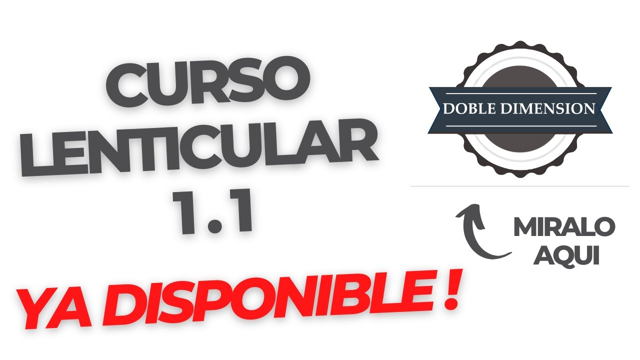 La Impresión lenticular - Explicación (Curso lenticular 1.1) - YouTube