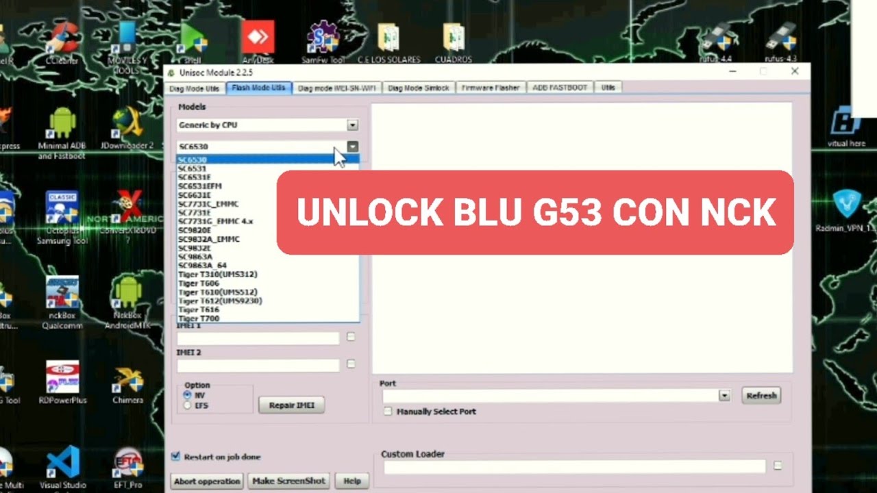 Unlock BLU G53 con NCK /2024 - YouTube