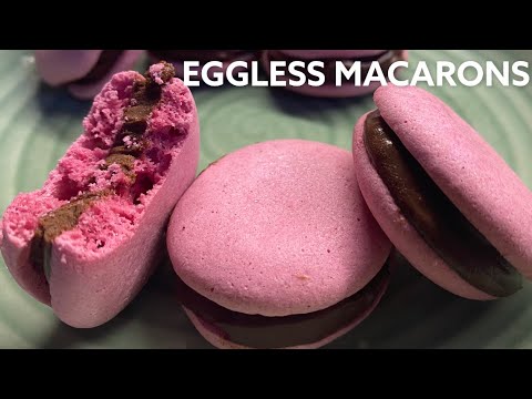 EGGLESS MACARON RECIPE | VEGAN MACARON SHELL - YouTube