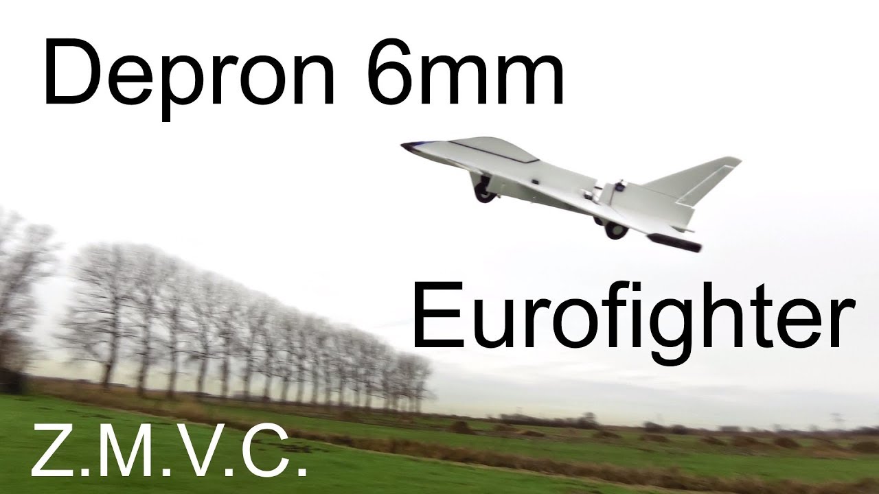 RC Depron 6mm eurofighter - YouTube