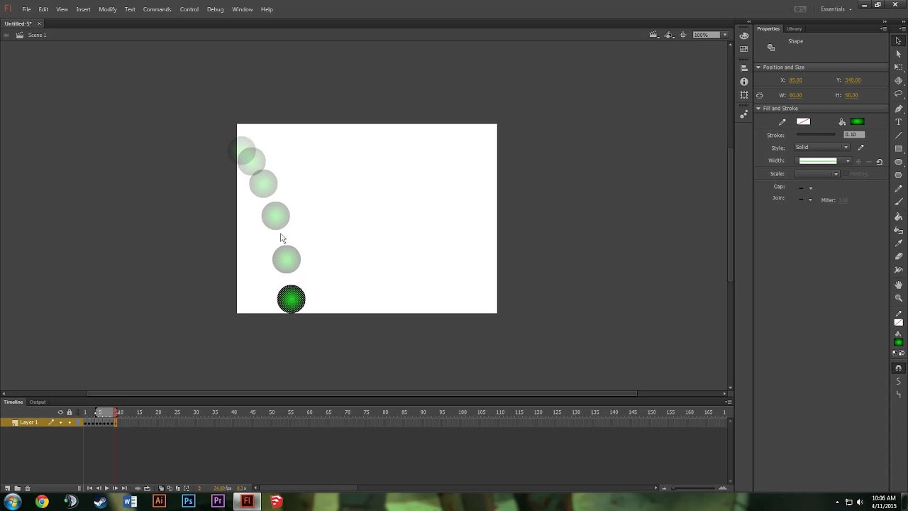 Frame By Frame Ball Bounce - YouTube
