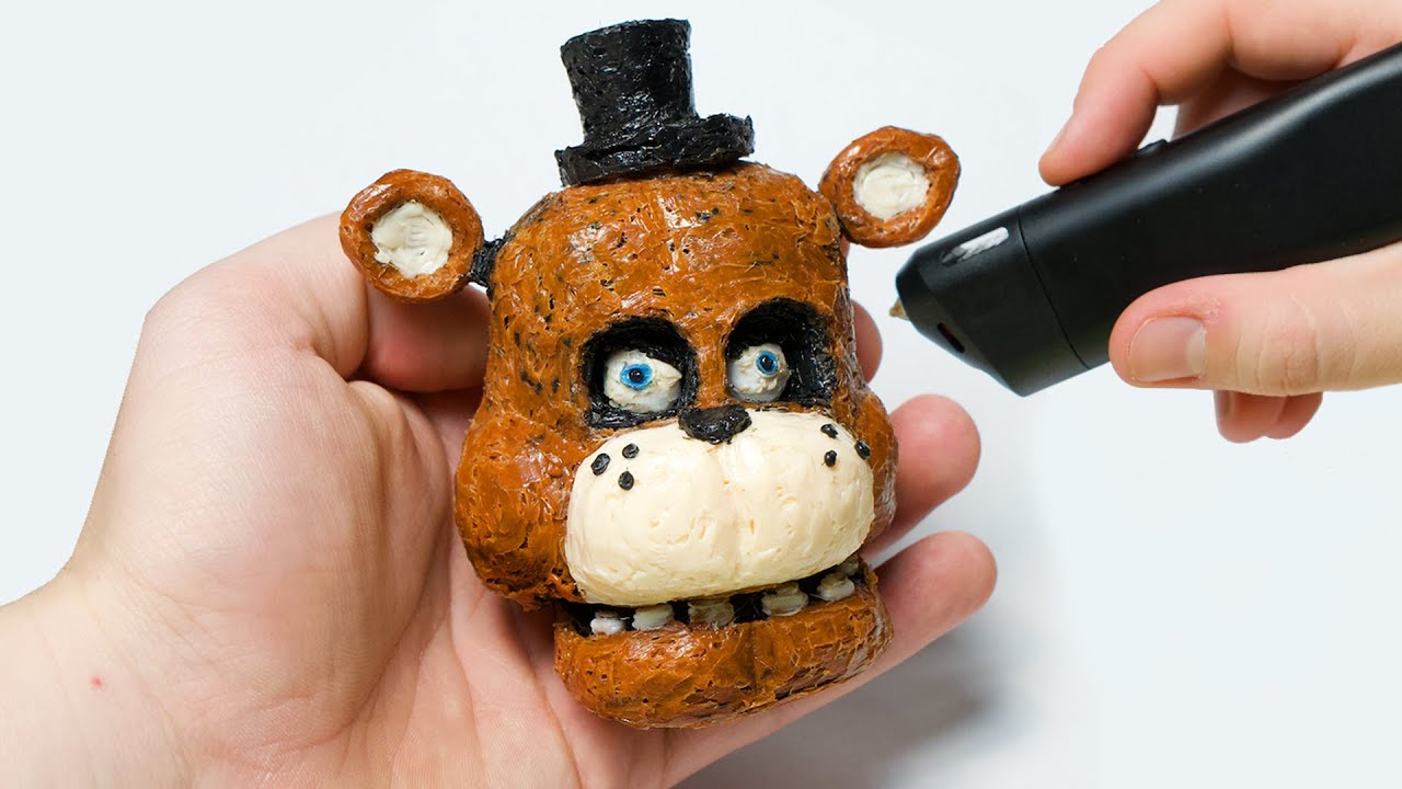 3D Pen Making CREATE YOUR FNAF ANIMATRONIC Freddy Fazbear - YouTube