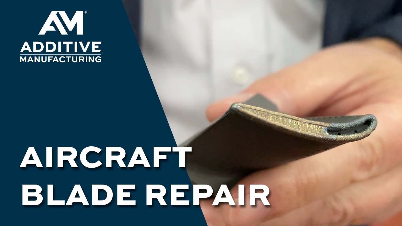 Vision-Guided 3D Printing for Aircraft Blade Repair - YouTube