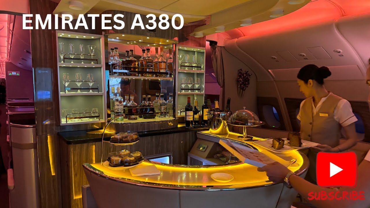 Emirates A380 Business Class | EK413 Christchurch to Sydney - FULL ...