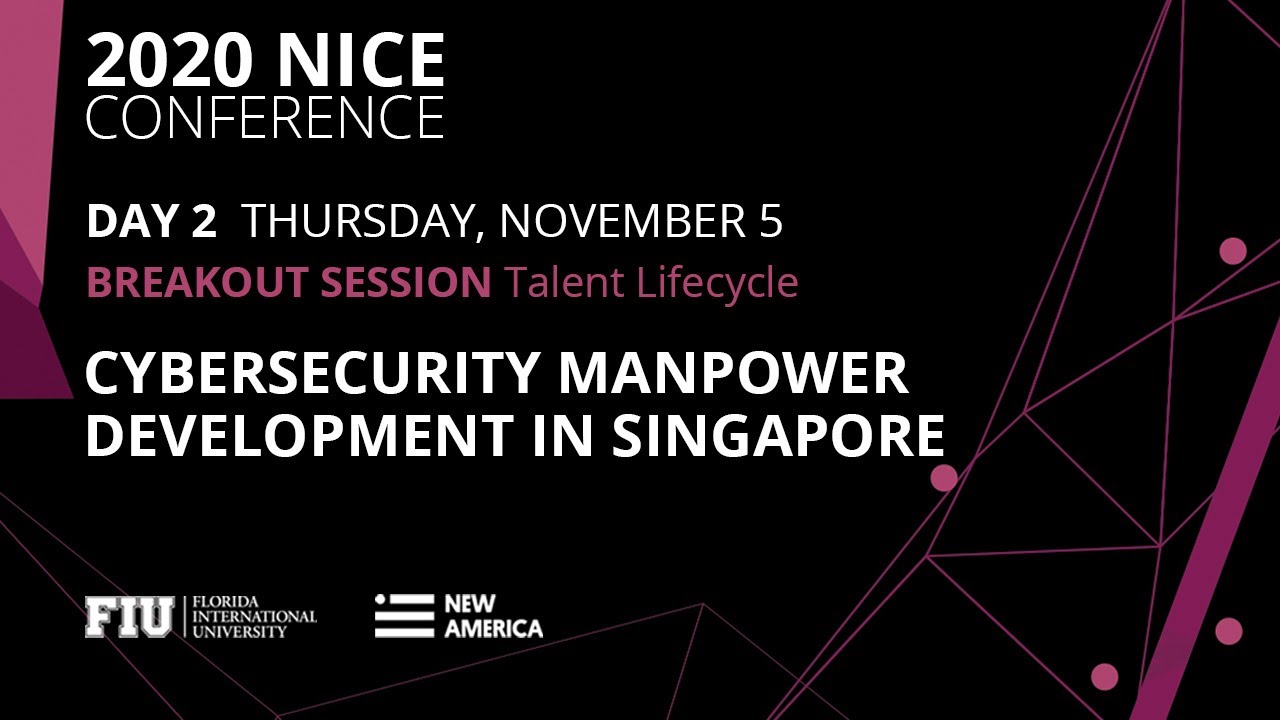 Cybersecurity Manpower Development in Singapore - YouTube