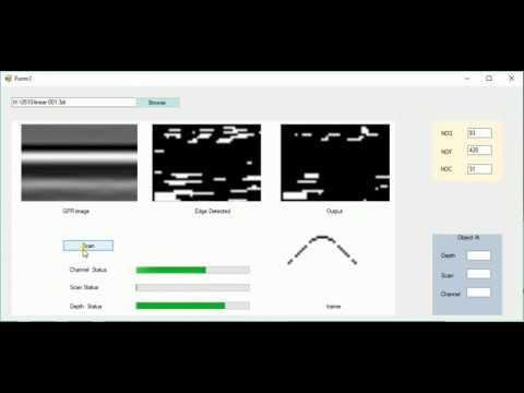Object Detection Using GPR data and Pattern Trace - YouTube