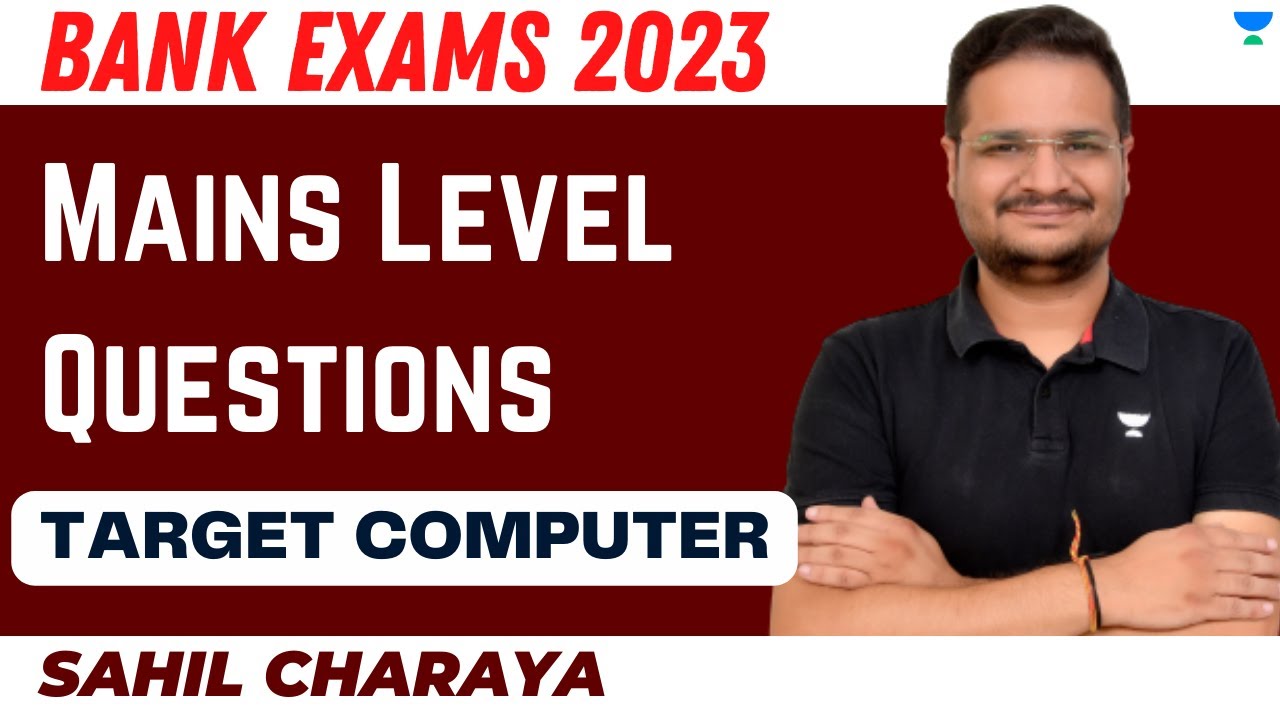 Target Computer Series | Mains Level Questions | Sahil Charaya - YouTube