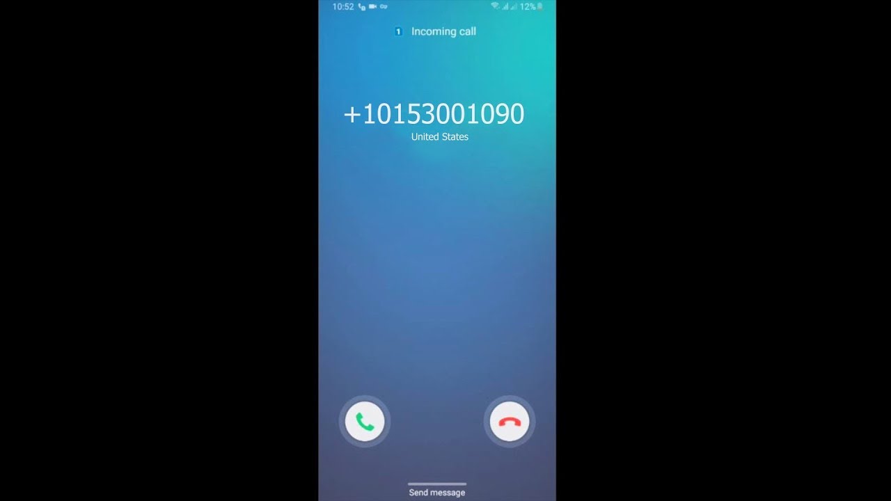 Samsung galaxy incoming call screen - cardiomine
