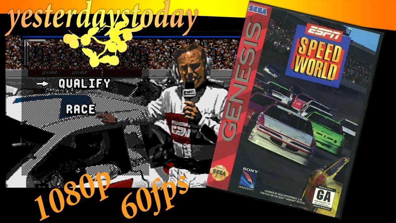 ESPN Speed World Gameplay (Mega Drive/Genesis) [HD 1080p @ 60fps] - YouTube