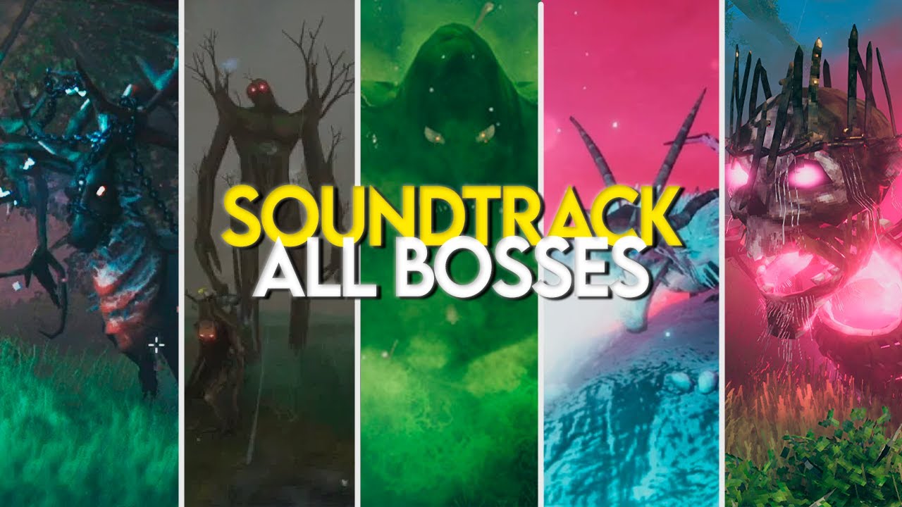Valheim - Soundtrack of all bosses - YouTube