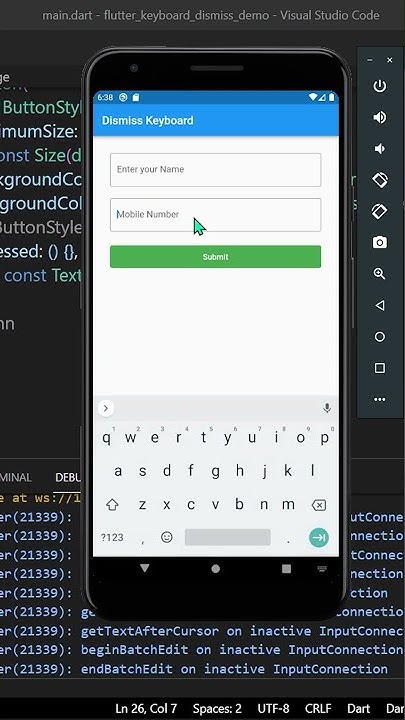 Flutter Tutorial - Dismiss Keyboard when tapped outside #shorts #flutterdev - YouTube