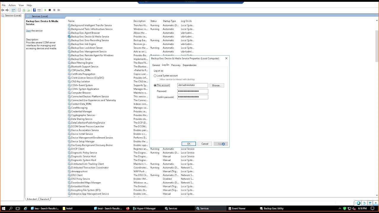One Or More Backup Exec Service Has Failed To Start Beutility Veritas Backup Exec Tutorial 1