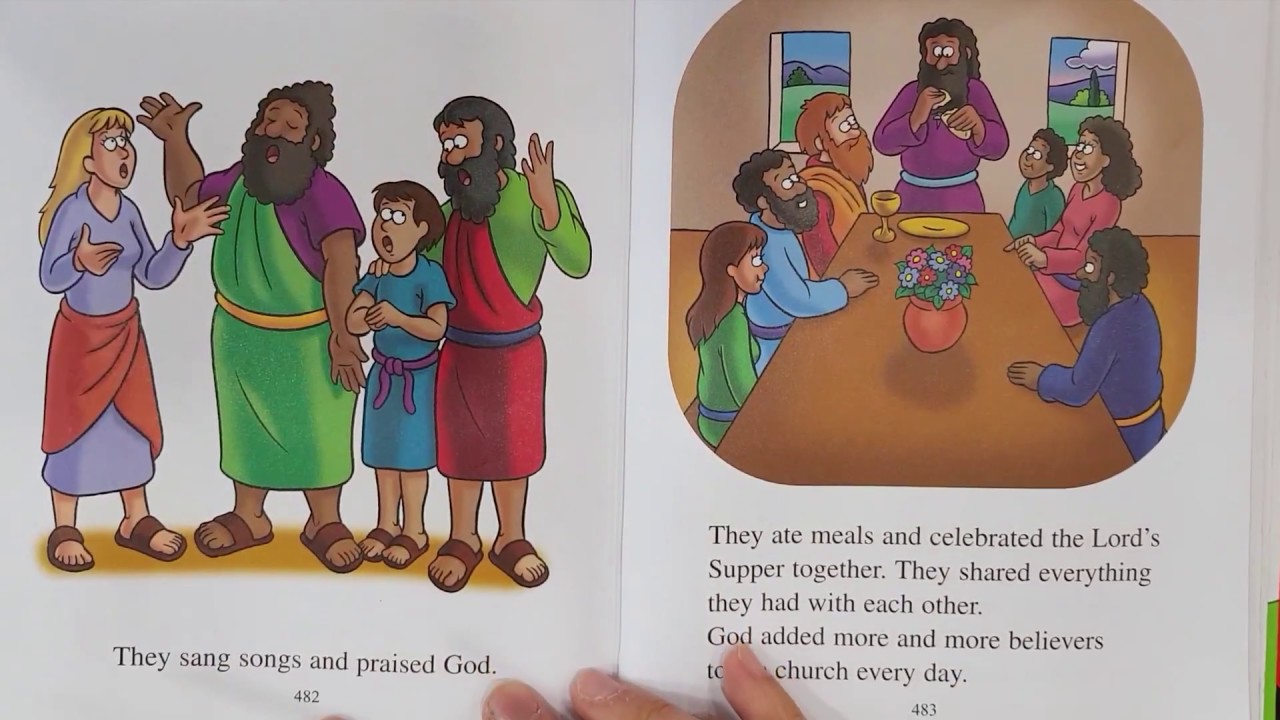 88. The First Church - The Beginner's Bible Read-Along - YouTube