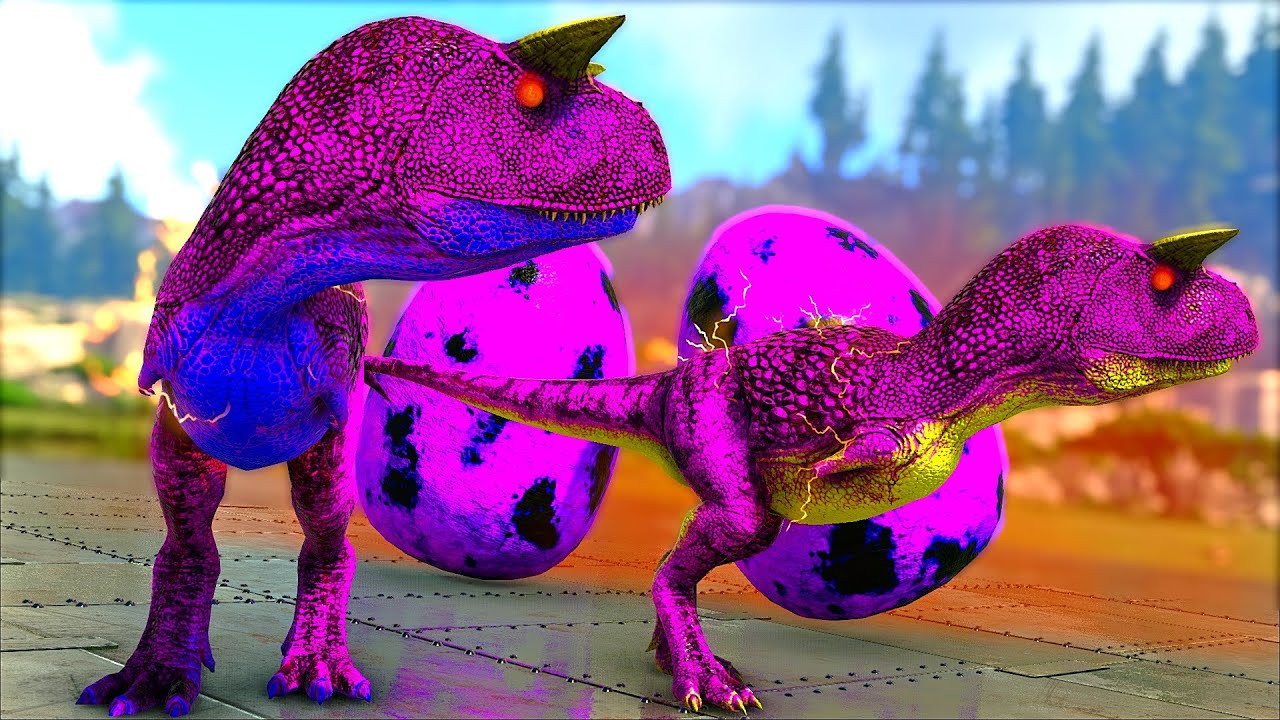 Nasceram Os Incríveis Bebês Eletric Carnotaurus! Tentaram Ca... (SUPER ...