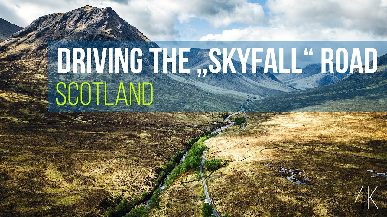 Driving in Scotland: the "Skyfall" Road | 4K in 60 fps - YouTube