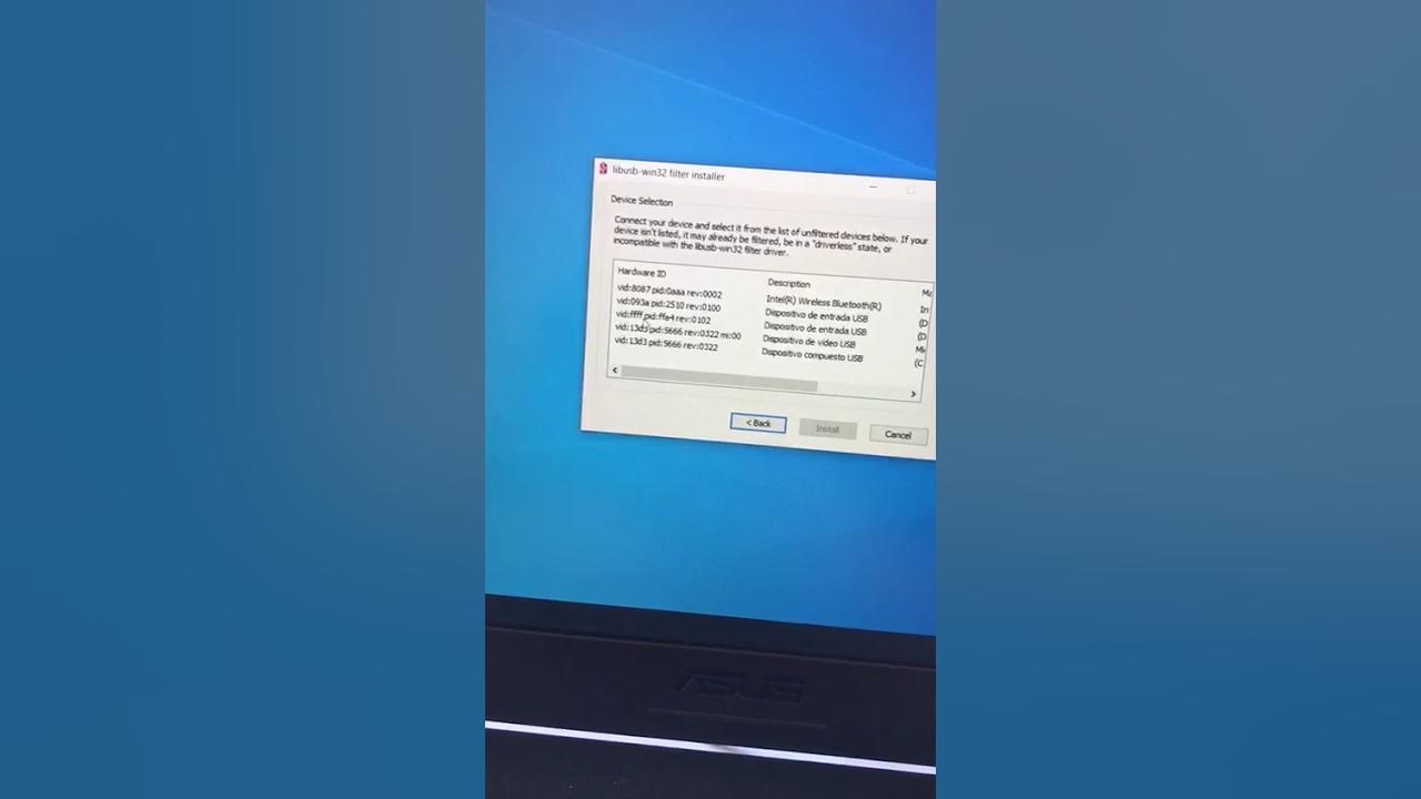 Instalacion manual drivers libusb - YouTube