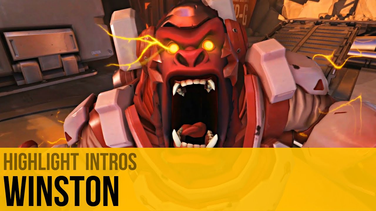Overwatch | Winston Highlight Intros | Without UI - YouTube
