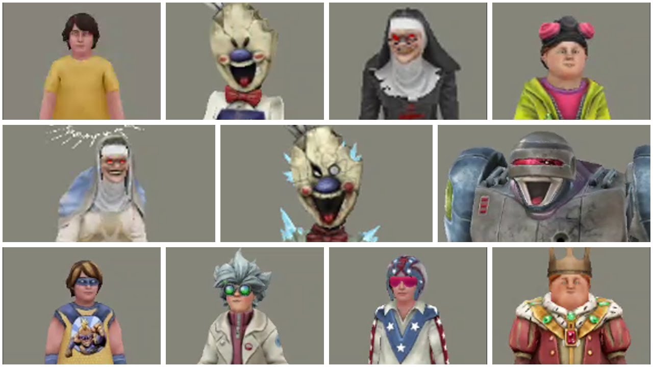 ICE SCREAM 8 True Ending Update ALL CHARACTERS AND OUTFITS - YouTube
