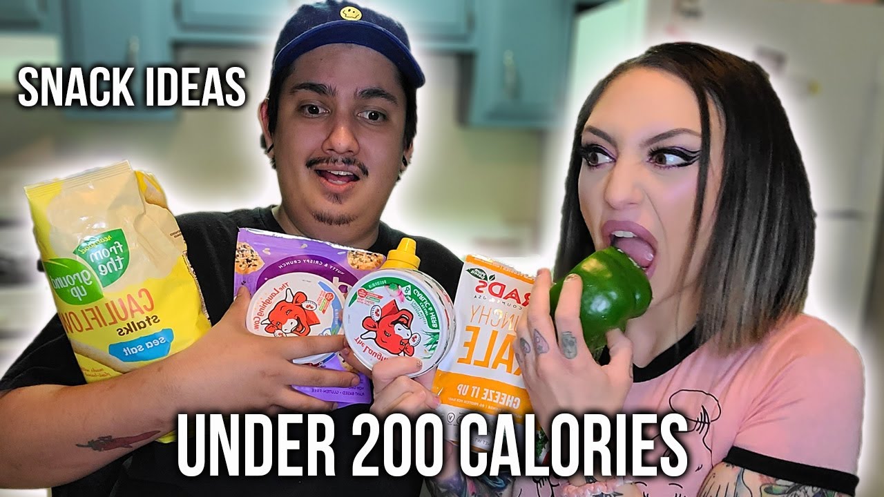 My favorite LAZY snacks for under 200 calories!! - YouTube