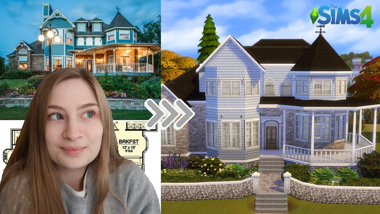 Recreating a Real Life Floor Plan in The Sims 4 - YouTube