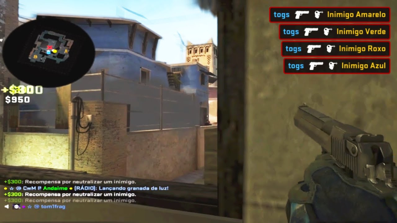 togs só precisa de uma deagle pra ganhar o round - YouTube