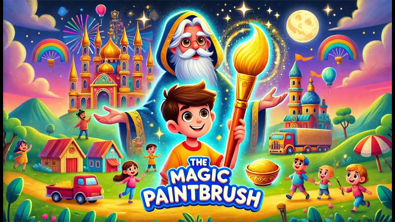 The Magic Paintbrush | A Heartwarming Story for Kids 🖌️💫 - YouTube
