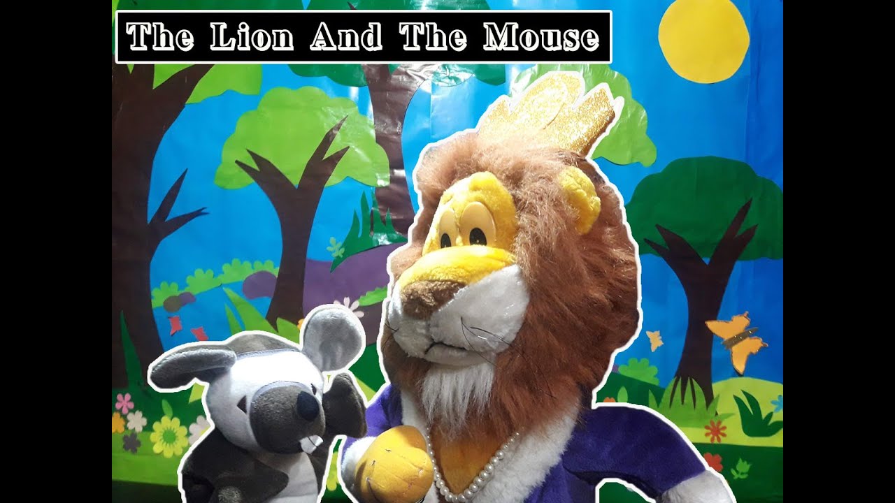 The Lion And The Mouse-Puppet Show - YouTube
