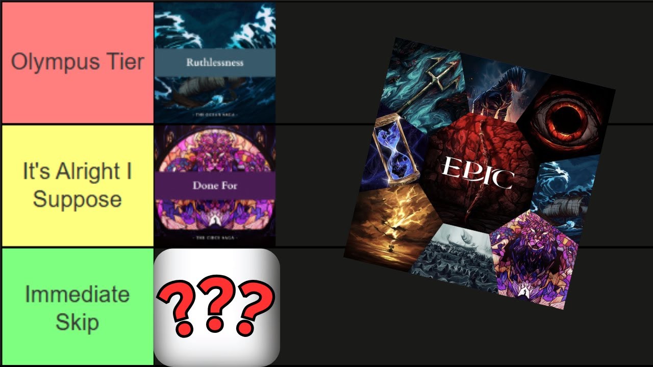 RANKING EVERY SONG IN EPIC: THE MUSICAL!! THE FINAL RANKING! #epicthemusical #subcribe #song ...