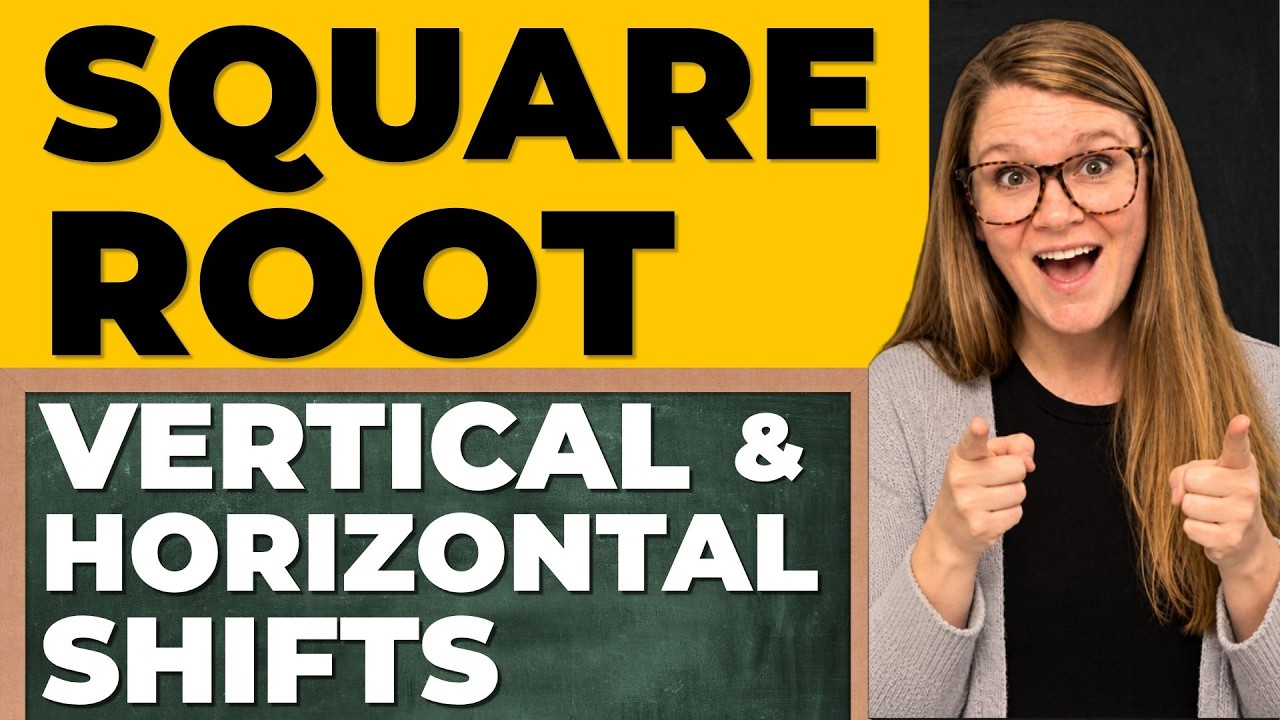 Square Root Functions | Vertical and Horizontal, Master Graph Shifts ...