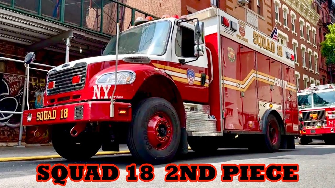🌟FLEET FRIDAY 🌟 FDNY SQUAD 18 2ND PIECE - RESCUE & HAZMAT SUPPORT UNIT ...