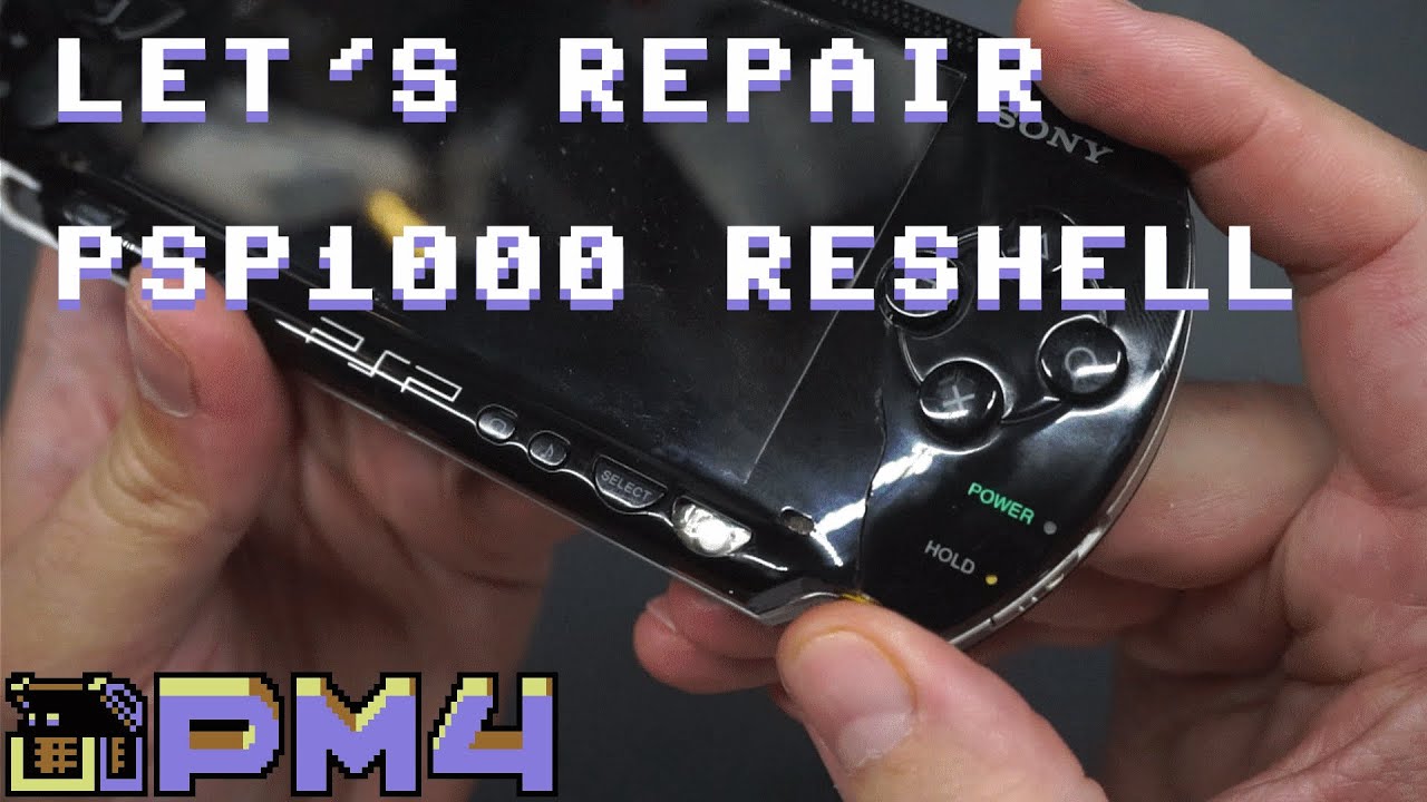 Let's Repair: PSP 1000 Reshell - YouTube